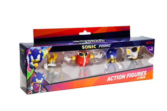 Sonic Prime, Mix Zestaw 4 Figurek - SONIC PRIME | Sklep EMPIK.COM