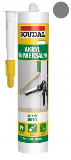SOUDAL AKRYL Uszczelniacz Akrylowy ELASTYCZNY SZARY - Inna marka ...