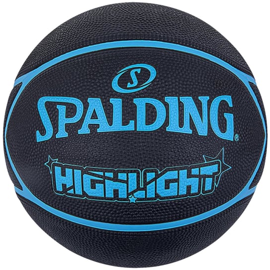 Spalding Highlight Ball 84356Z, unisex, piłki do koszykówki, Czarne ...