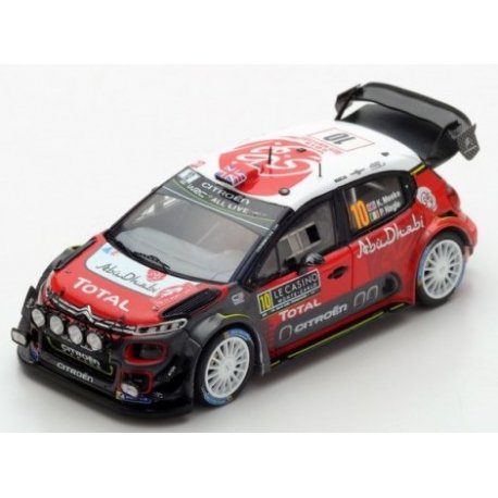 Spark Model Citroen C3 Wrc Citroen Total Abu Dhabi 1:43 S5960 - Spark ...