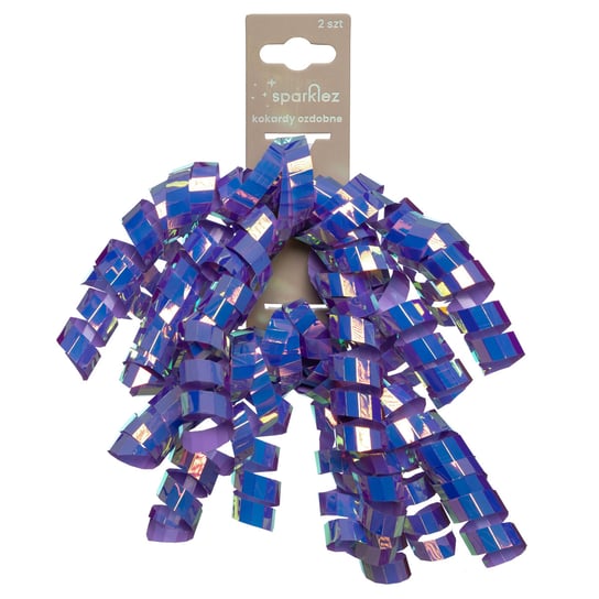 SPARKLEZ Rozeta spirala fiolet 2 szt - Sparklez | Sklep EMPIK.COM