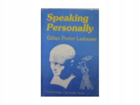 Speaking Personally - Opracowanie zbiorowe | Książka w Empik