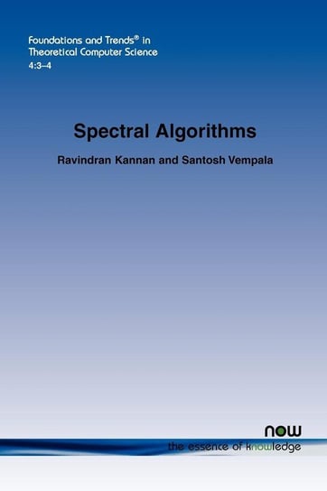 Spectral Algorithms - Kannan Ravindran | Książka w Empik