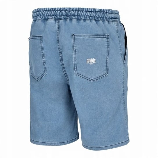 Spodenki męskie jeansowe Chada Proceder Kastet Logo jasno niebieskie XL ...