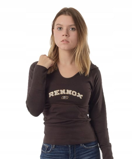 Sportowa Bluza Damska Kaptur RENNOX 801 M brązowa - Inna marka | Moda ...
