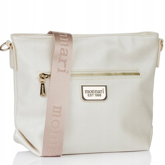 SPORTOWA Damska TOREBKA crossbody LISTONOSZKA MONNARI PREMIUM Perłowy - MONNARI | Moda Sklep ...