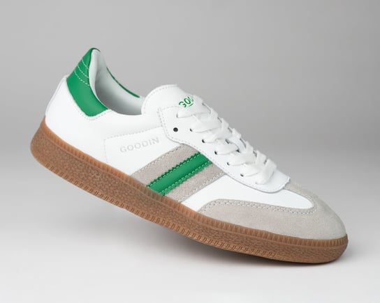 Sportowe buty trampki Skórzane Trampki GOODIN 23703 BIAŁE 36 - Goodin ...