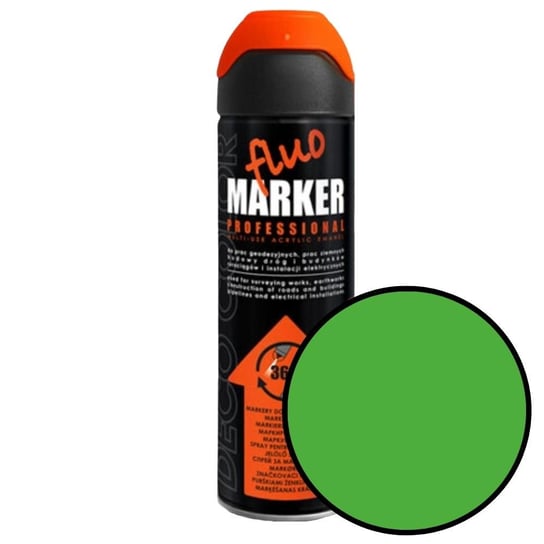 Spray 500ml Fluomarker geodezyjny zielony Deco Color 14560 - Deco Color ...