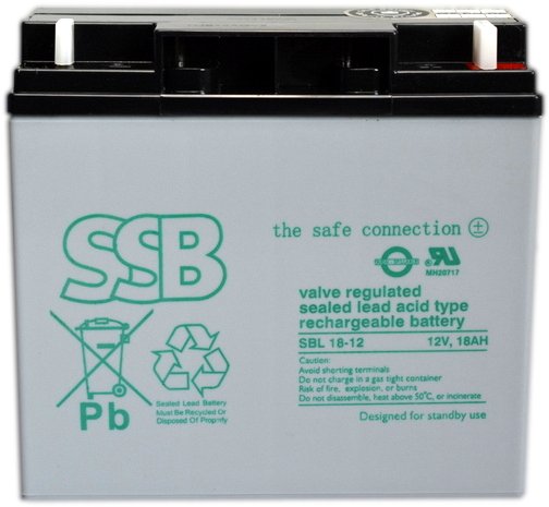 SSB SBL 18-12 12V 18AH AGM UPS SBL18-12 Akumulator do UPS - SSB | Motoryzacja EMPIK