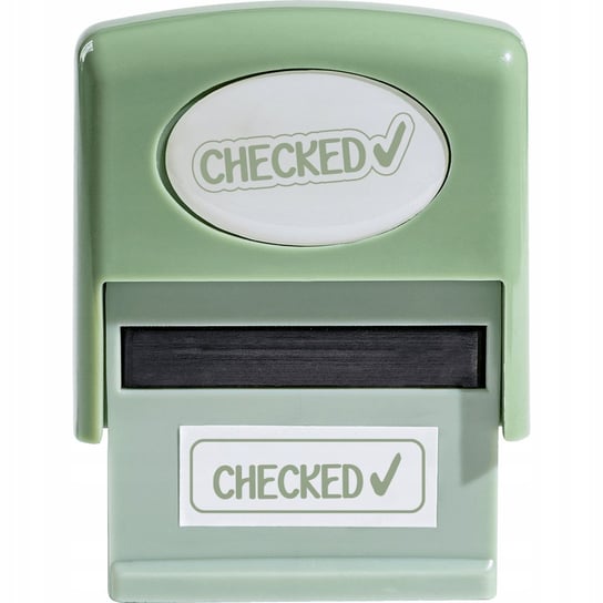 Stempel Z Napisem Checked Pieczątka Szkolna Dla Nauczyciela ...
