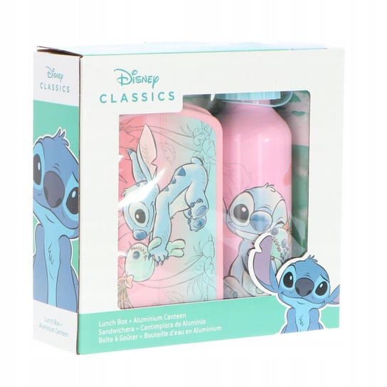 Stich bidon aluminiowy 500ml + śniadaniówka w pudełku LILO I STITCH ...
