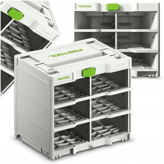 Stojak na Systainery³ SYS3-RK/6 M 337 Festool Stabilny Modułowy 577807 ...