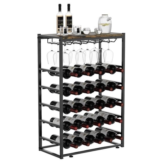 Stojak na wino Urban Deco na 30 butelek 59 x 30 x 89 cm N664 - inna (Inny) | Sklep EMPIK.COM