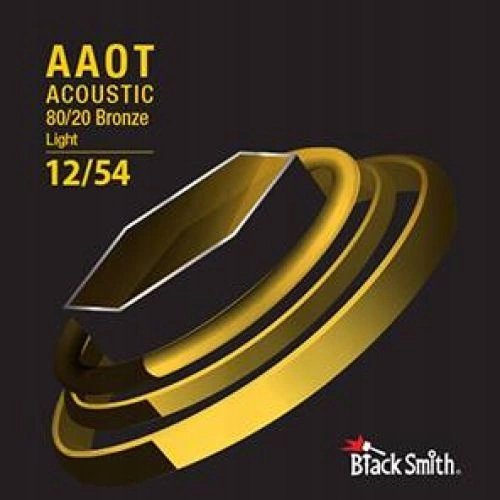 STRUNY DO GITARY AKUSTYCZNEJ BLACKSMITH AABR 1254 LIGHT 80 20 BRONZE ...