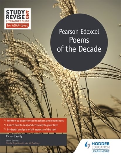 Study and Revise Literature Guide for ASA-level: Pearson Edexcel Poems ...