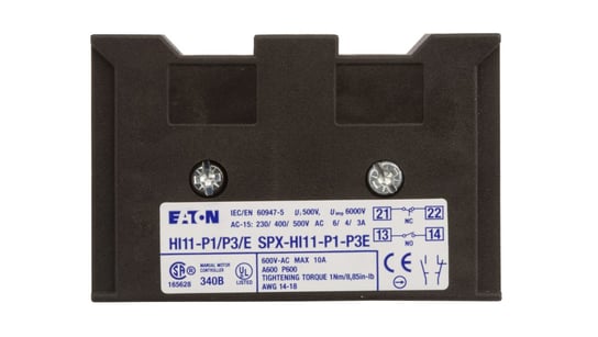 Styk pomocniczy 1Z 1R montaż boczny HI11-P1/P3E 061813 - Eaton | Sklep EMPIK.COM