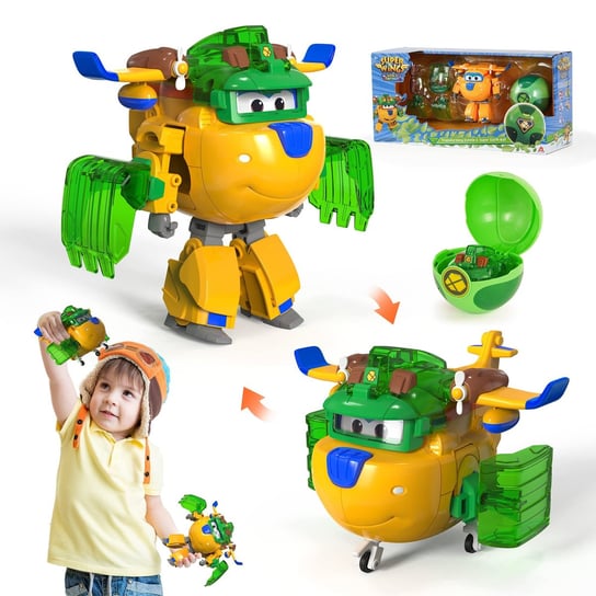 Super Wings Super Iron Donnie 5", Super Ball-Earth Power, Zabawka ...