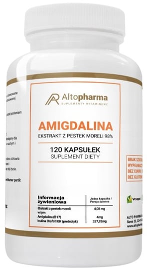 Suplement diety, AltoPharma, Amigdalina,120 Kaps. | Sklep EMPIK.COM