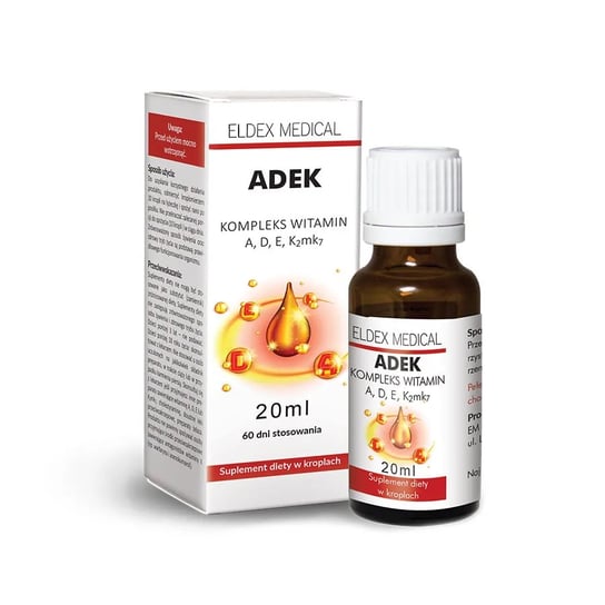 Suplement diety, Eldex Medical, Witaminy ADEK, 20ml | Sklep EMPIK.COM