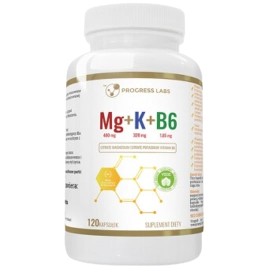 Suplement diety, Mg + K + Vit B6, Kompleks Witaminowy, 120 Kaps. | Sklep EMPIK.COM