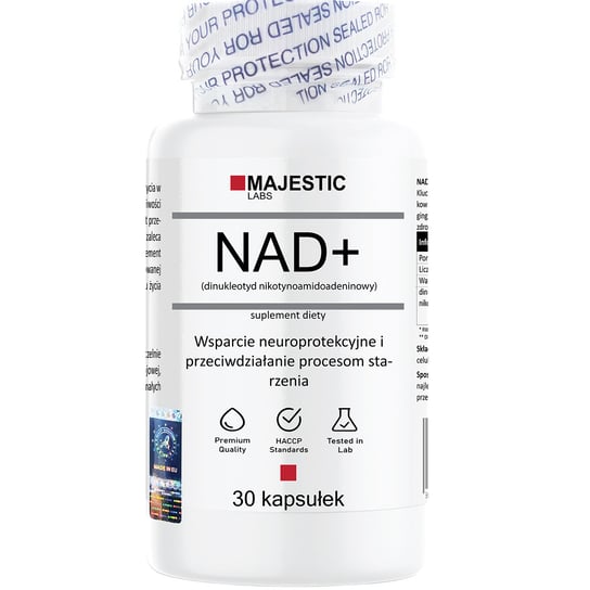 Suplement diety, NAD+ 99% 500mg | Dinukleotyd Nikotynoamidoadeninowy ...