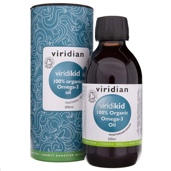 Suplement diety, Viridian Viridikid 100% Ekologiczny Olej Omega 3 dla ...