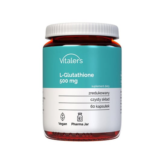 Suplement diety, Vitaler's, L-Glutathione (Glutation) 500 mg, 60 kaps ...