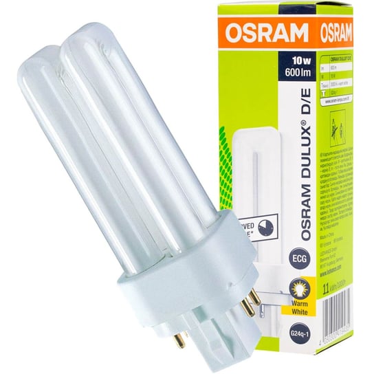Świetlówka G24Q-1 10W 600lm 3000K Ciepła 120° OSRAM Dulux D/E - Osram | Sklep EMPIK.COM