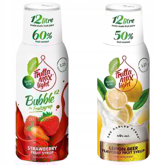Syropy Fruttamax Truskawka Light Radler Cytrynowy 500 Ml - FruttaMax ...