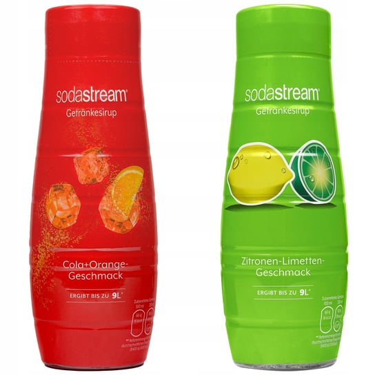 Syropy Sodastream Cola Orange + Cytryna Limonka 440ml - SodaStream ...