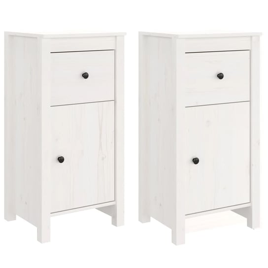 Szafka drewniana biała 40x35x80 cm - Inna marka | Sklep EMPIK.COM