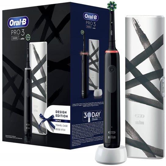 Szczoteczka Oral-B Pro 3 3500 Black Design Edition - Oral-B | AGD Sklep EMPIK.COM