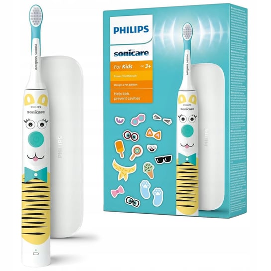 Szczoteczka soniczna dla dzieci Philips Sonicacare Kids HX3603/01 +naklejki - Philips | AGD ...