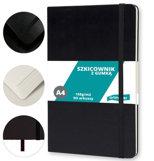 Szkicownik A4 Blok Twarda Oprawa Notatnik 50Ark. - Artmaker | Sklep EMPIK.COM