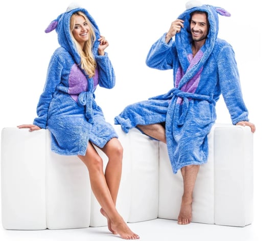 Szlafrok Tutumi Unisex Damski Męski Donkey Osiołek Blue Rozm. S ... Szlafrok Tutumi Unisex Damski Męski Donkey Osiołek Blue Rozm. S ...
