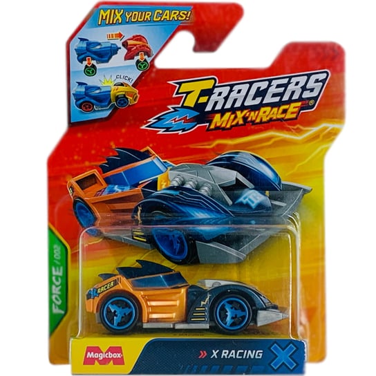 T-RACERS 2.0 MIX 'N RACE MAGIC BOX FORCE 002 SAMOCHÓD POJAZD X RACING X ...