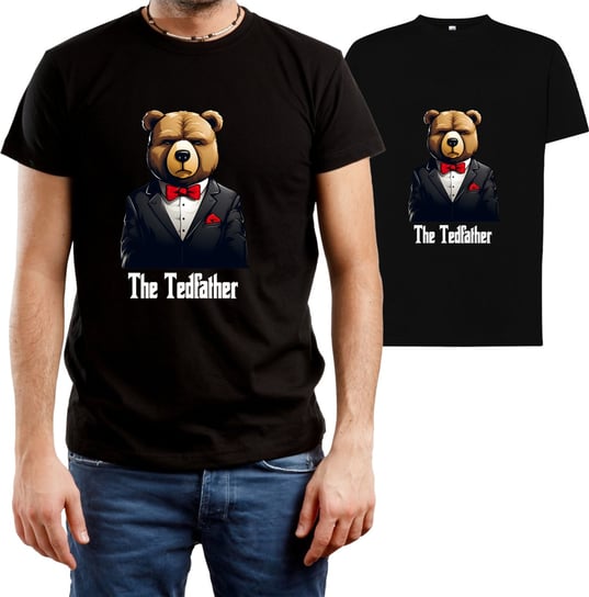 T-Shirt Męski Godfather Ted Miś Misiek Śmieszna Koszulka Czarna R-Xxl ...