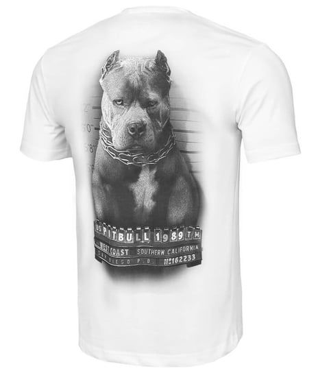 T-shirt PIT BULL MUGSHOT 2 biały-XXL - Inna marka | Moda Sklep EMPIK.COM