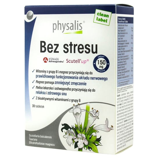 TABLETKI NA REDUKCJĘ STRESU 30 szt. - PHYSALIS | Sklep EMPIK.COM