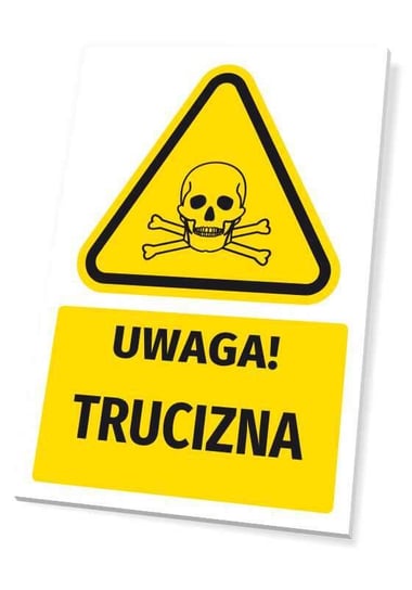 Tabliczka BHP Uwaga! Trucizna 21x30cm - Wally | Sklep EMPIK.COM