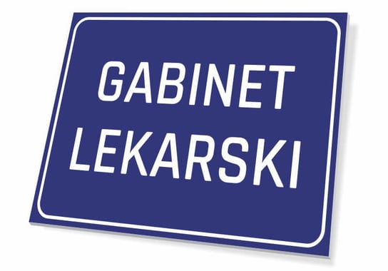 Tabliczka Gabinet lekarski 21x15cm - Wally | Sklep EMPIK.COM