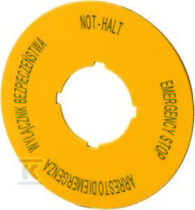 Tabliczka M22-XBK15 opisowa d=60mm - Eaton | Sklep EMPIK.COM