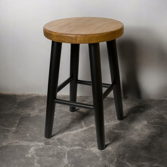 TABORET OD PRODUCENTA CZARNY LOFT RUSTYKALNY INDUSTRIALNY BUKOWY ...