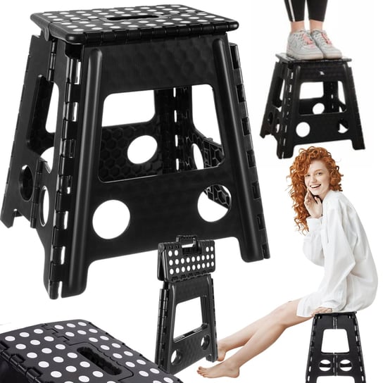 TABORET SKŁADANY STOŁEK KUCHENNY WARSZTATOWY POD PRYSZNIC PLASTIKOWY ...