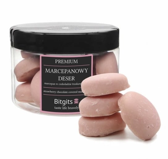 Talarki marcepanowe w czekoladzie truskawkowej - Marcepanowy Deser ...