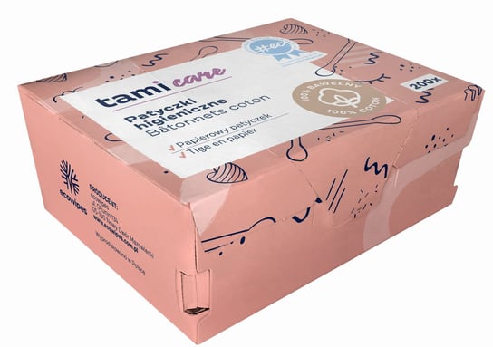 Tami Care Papierowe Patyczki Higieniczne 200szt 7061 | Sklep EMPIK.COM