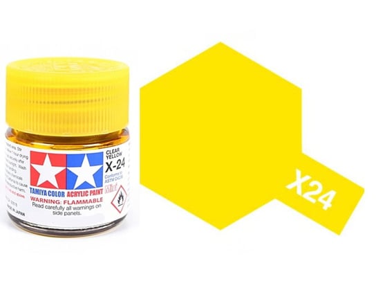 Tamiya Acrylic 81024 X-24 Clear Yellow 23Ml [Clear] - Tamiya | Sklep ...