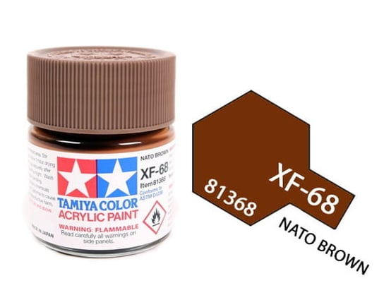 Tamiya Acrylic 81368 Xf-68 Nato Brown 23Ml [Matt] - Tamiya | Sklep ...