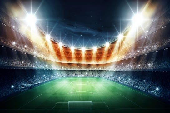 Tapeta oświetlony stadion, stadion, mecz, na wymiar. Nr 1056A - Deco ...