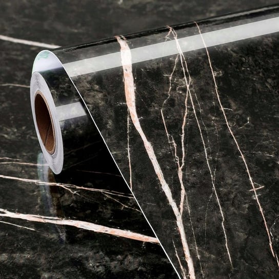 Tapeta ścienna samoprzylepna okleina meblowa marmurowa 90cmx2,5m - Inna ...